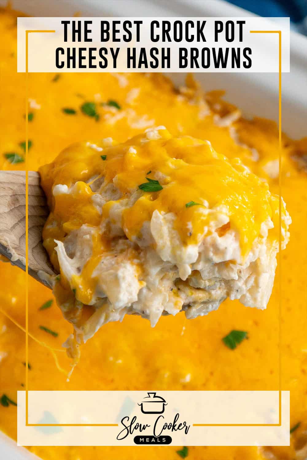 Crock Pot Cheesy Hash Browns - Slow Cooker Meals