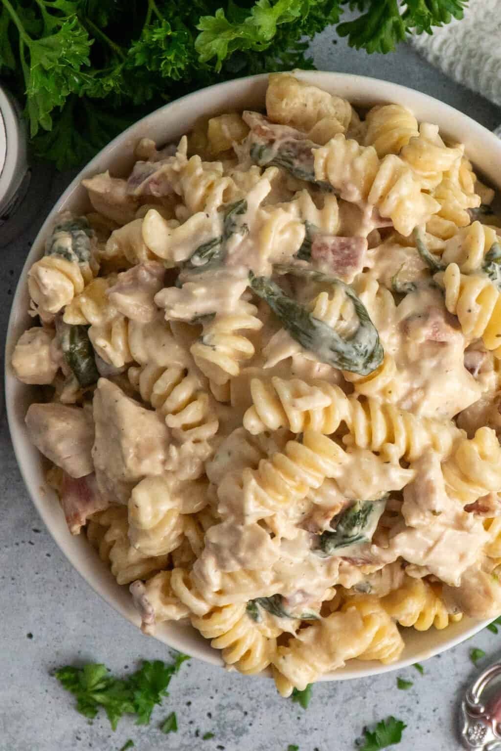 Crock Pot Chicken Bacon Ranch Pasta - Slow Cooker Meals