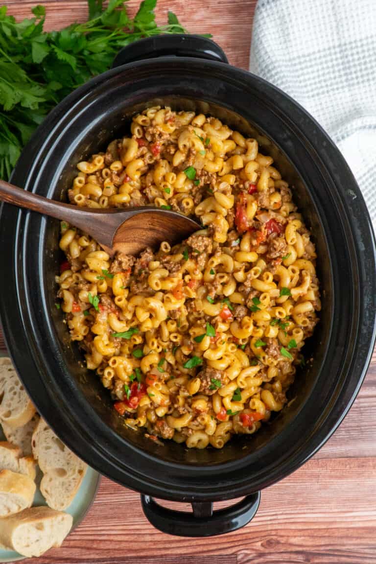 Crock Pot Hamburger Helper - Slow Cooker Meals