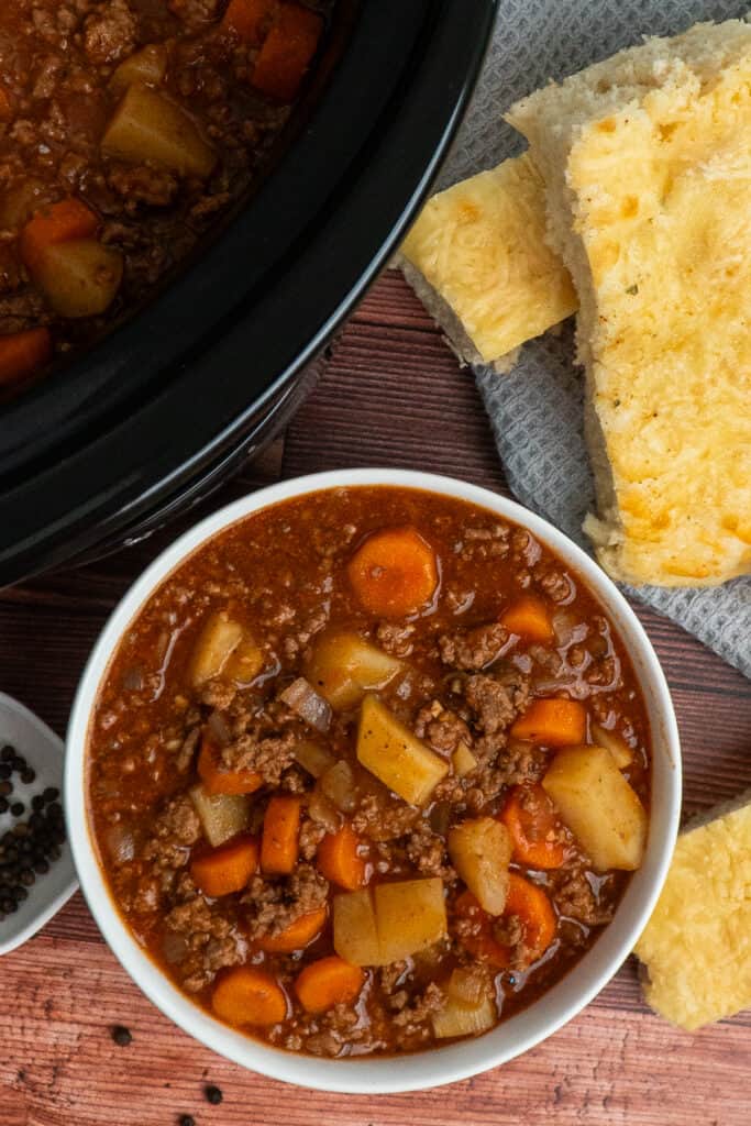 Slow Cooker Poor Man’s Stew - Slow Cooker Meals