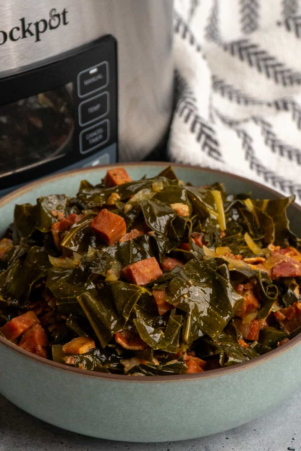 Crock Pot Collard Greens Recipe - Slow Cooker Meals