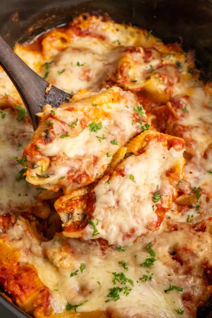 Crockpot Stuffed Shells - Slow Cooker Meals
