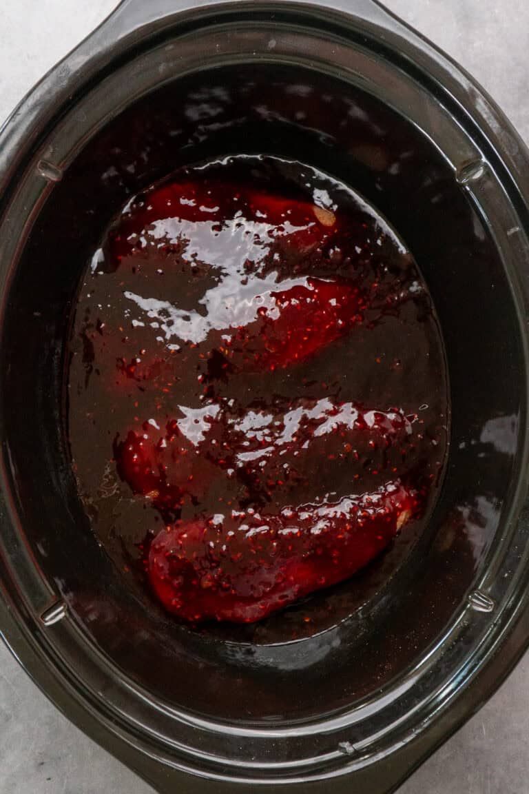 Slow Cooker Raspberry Chicken - Slow Cooker Meals