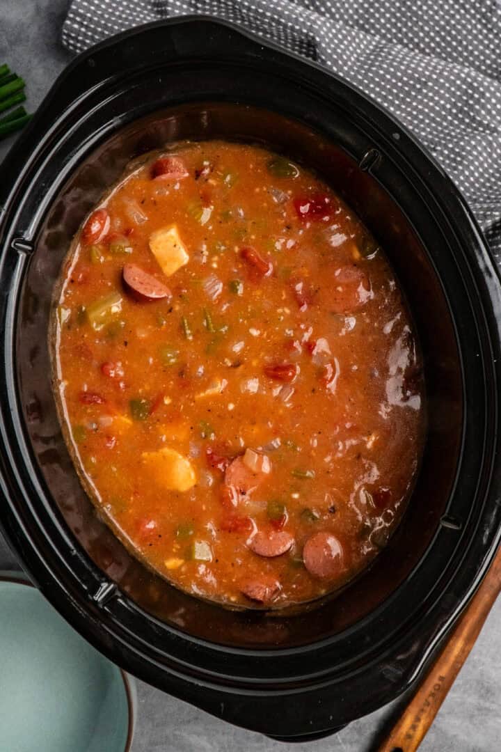 Slow Cooker Gumbo with Chicken and Sausage - Slow Cooker Meals