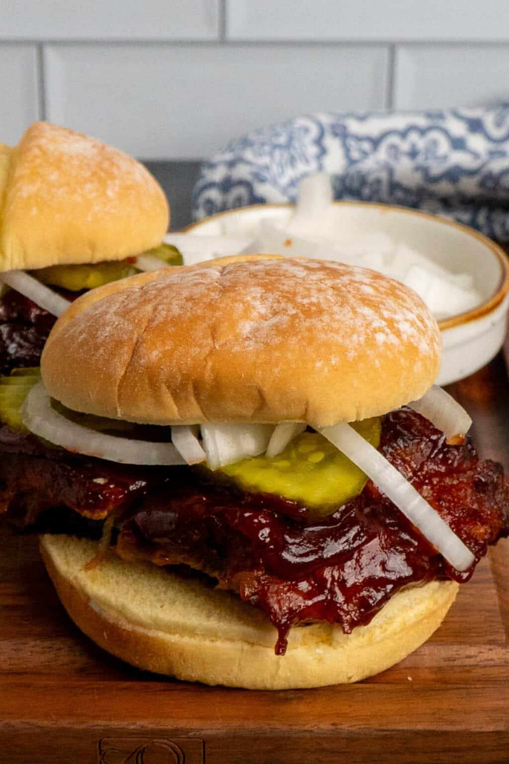 BBQ Rib Sandwich - Slow Cooker Meals