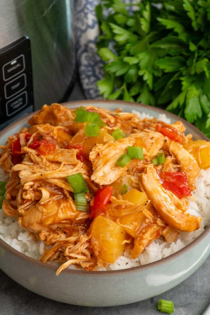 Crock Pot Pineapple BBQ Chicken - Slow Cooker Meals