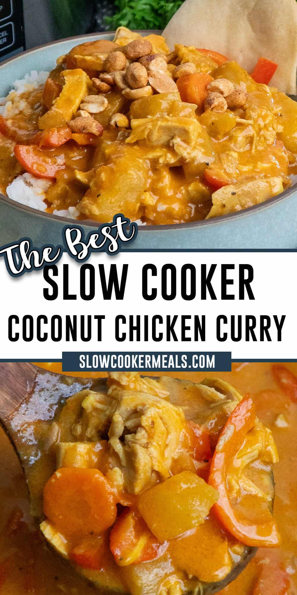 Slow Cooker Coconut Curry Chicken - Slow Cooker Meals