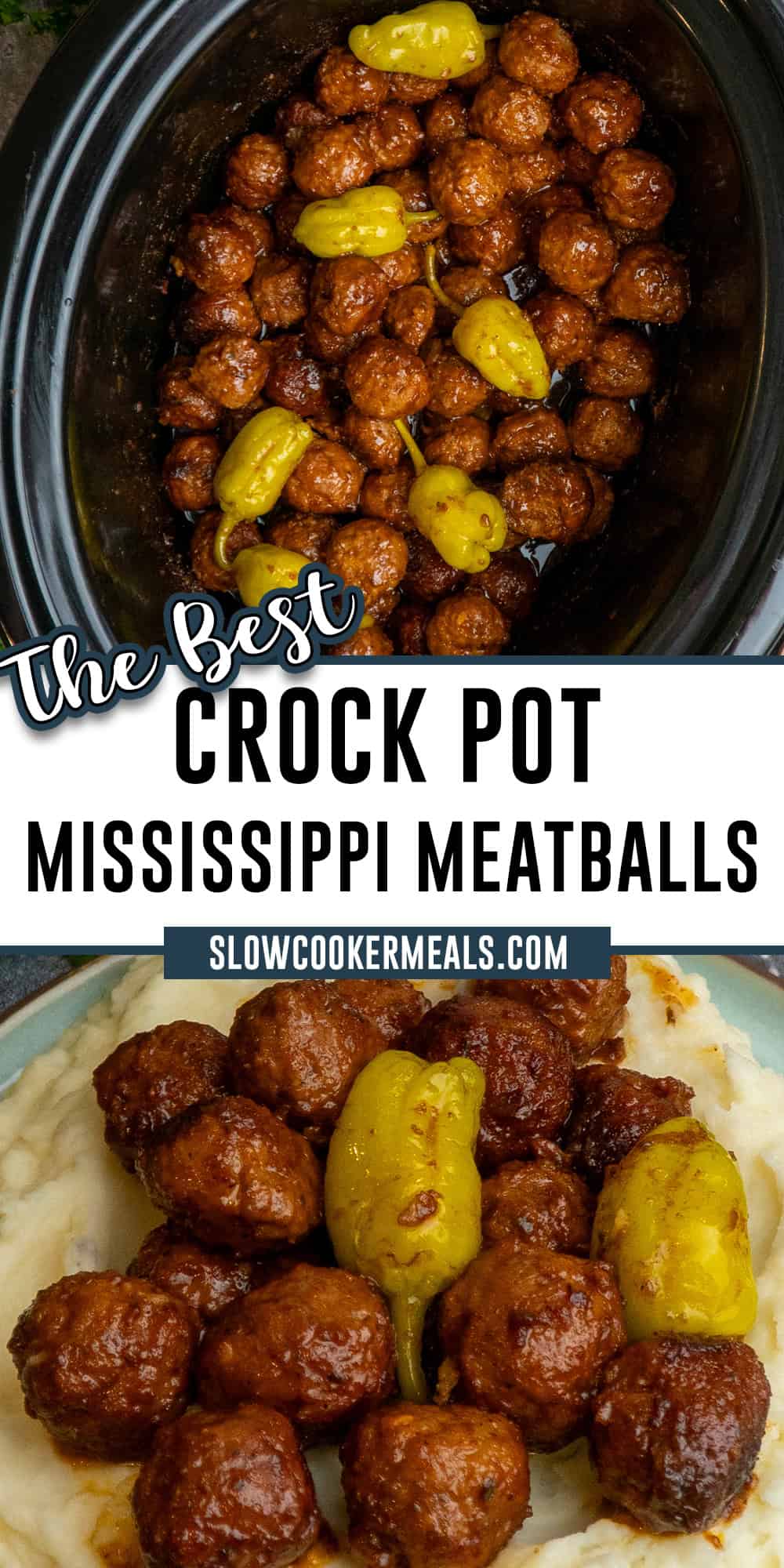 Mississippi Meatballs - Slow Cooker Meals
